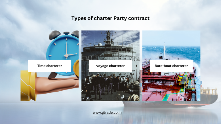 A complete guide on charter party Bill of lading - gtrade.co.in